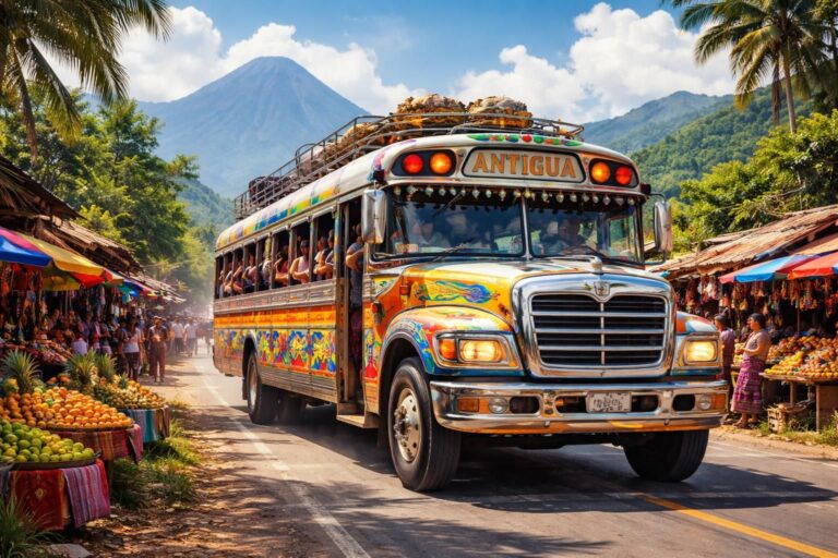 Naviguer à travers le Guatemala à bord des emblématiques chicken buses